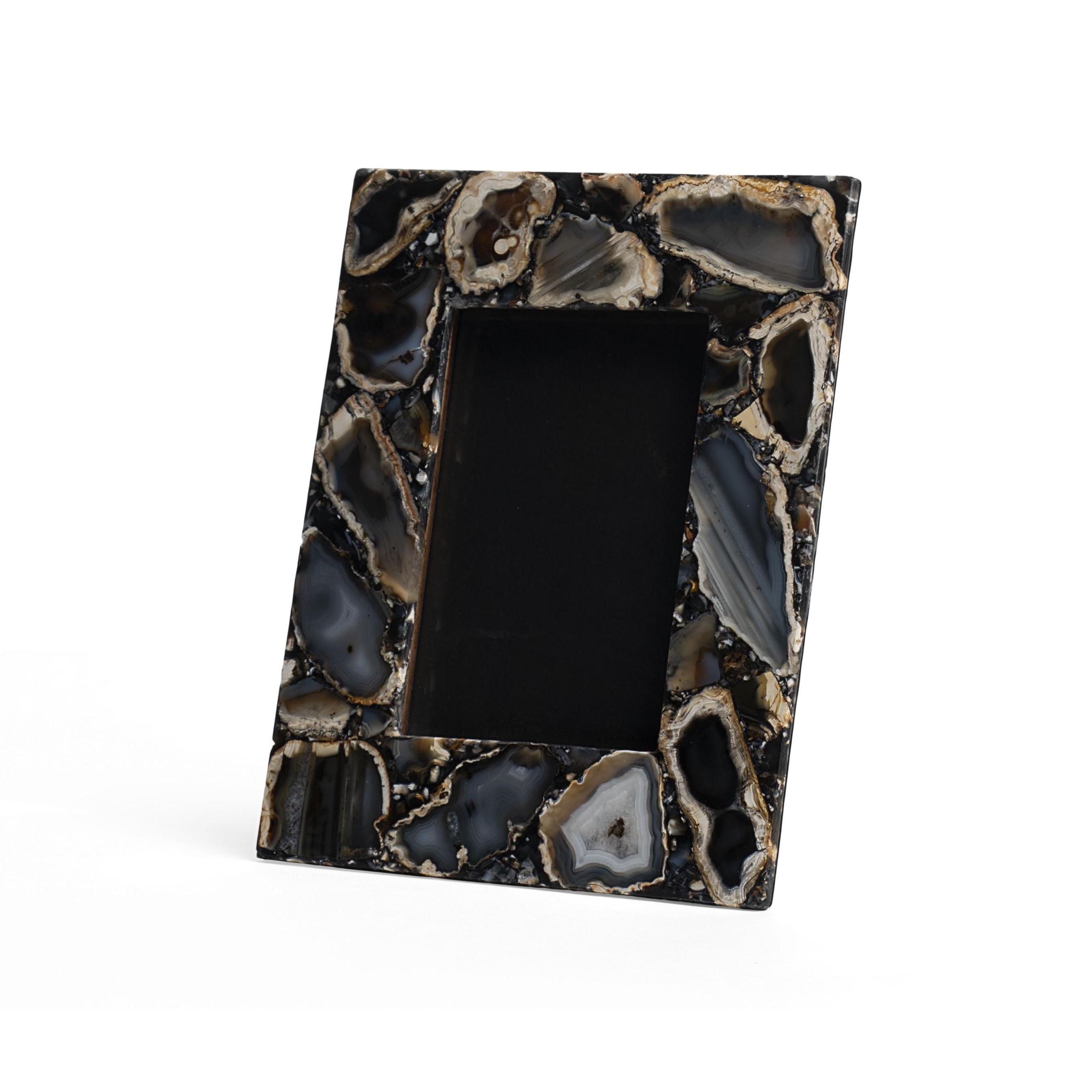 Natural Botswana Agate Photo Frame: Minimalist Home Decor - Etsy