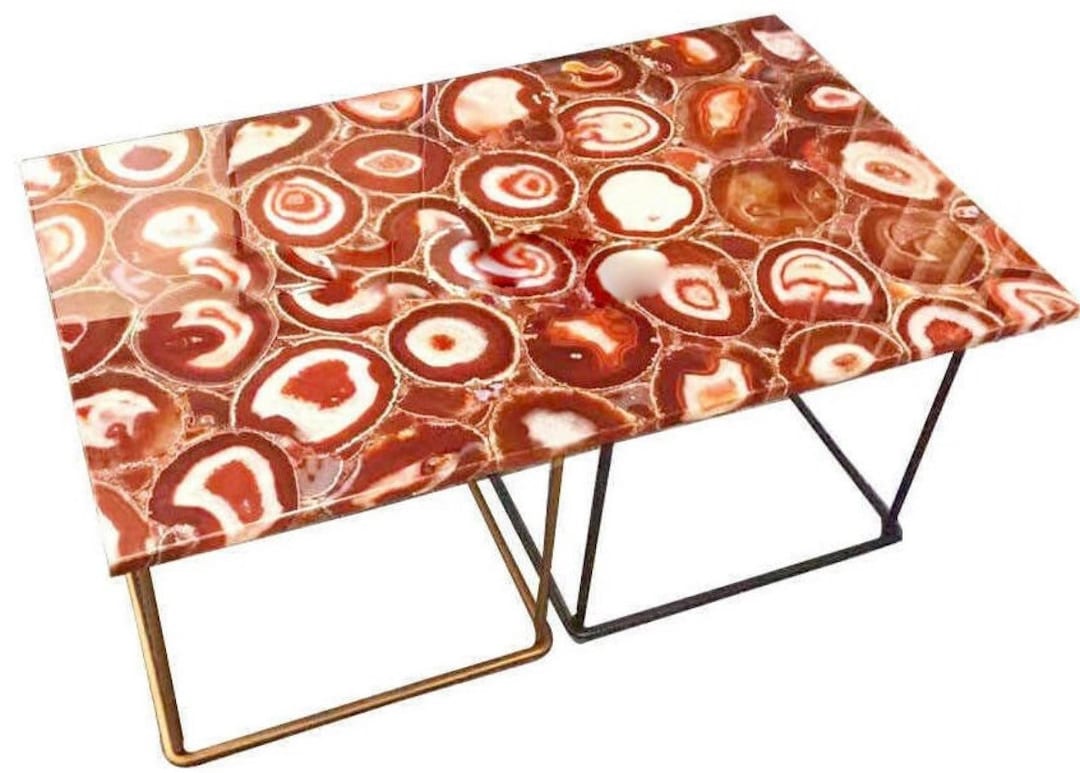Modern German Onex Agate Dining Table Agate Custom Table Agate Living ...