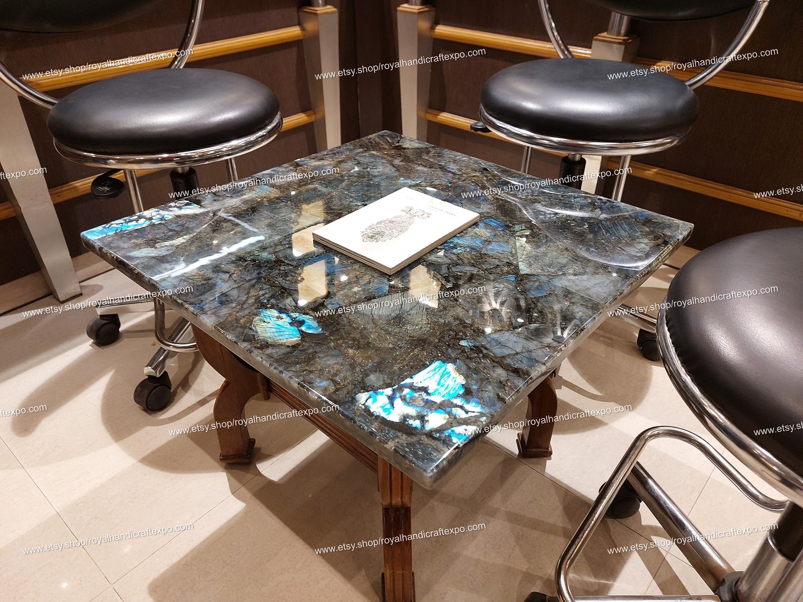 Labradorite Bars & Kitchen Slab Dining Table Top Slab - Etsy