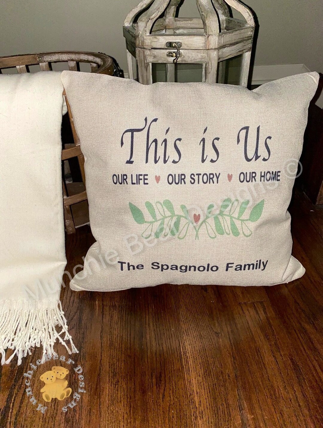 This is Us Our Life Our Story Our Home Pillow Cover Family Personalized ...