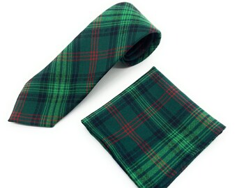 Black Watch Tartan Scottish Plaid Neck Tie - Etsy