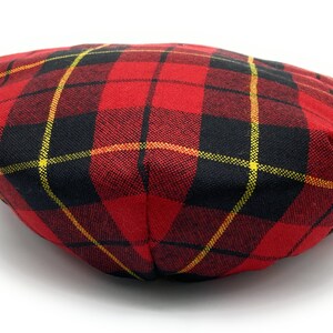 Gents Pure Wool Wallace Tartan One Size Flat Cap Made in Scotland - Etsy UK