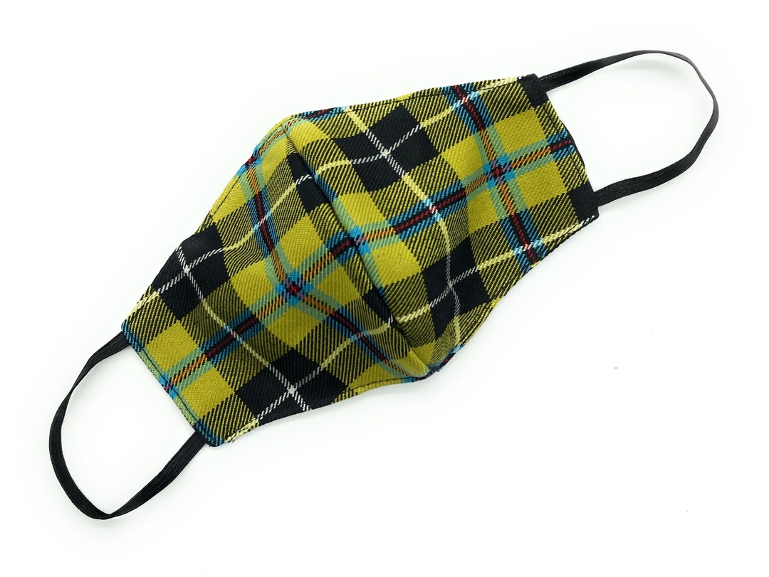Cornish National Tartan Face Mask Double Layered Washable - Etsy UK