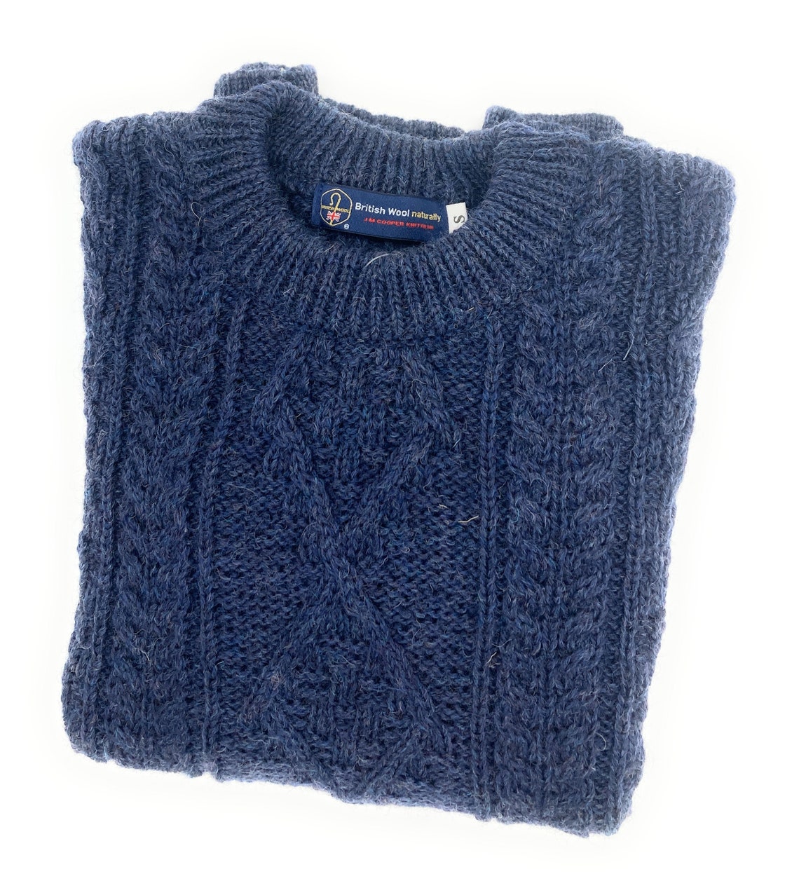 Gents Pure British Wool Navy Arran Jumper MADE IN UK - Etsy UK