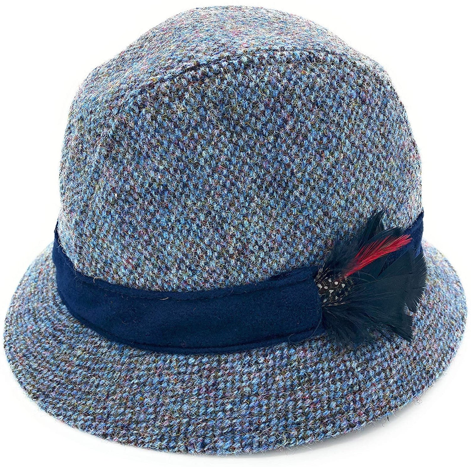 Gents Authentic Harris Tweed Assorted Tweeds Trilby With | Etsy