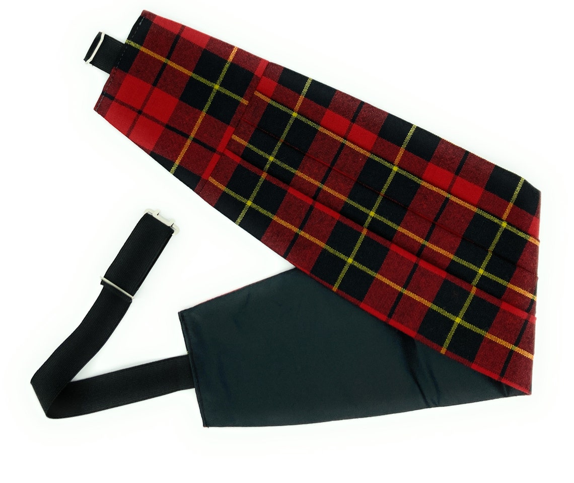 Gents Pure Wool Wallace Tartan Cummerbund Made in Scotland - Etsy