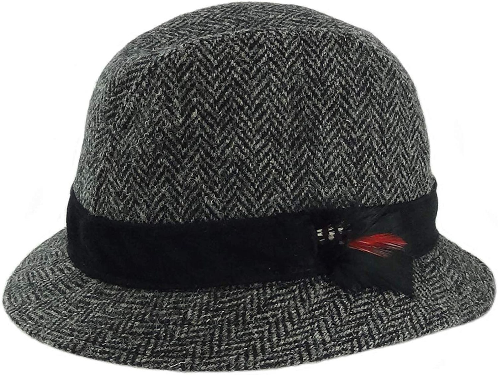 Gents Authentic Harris Tweed Assorted Tweeds Trilby With | Etsy