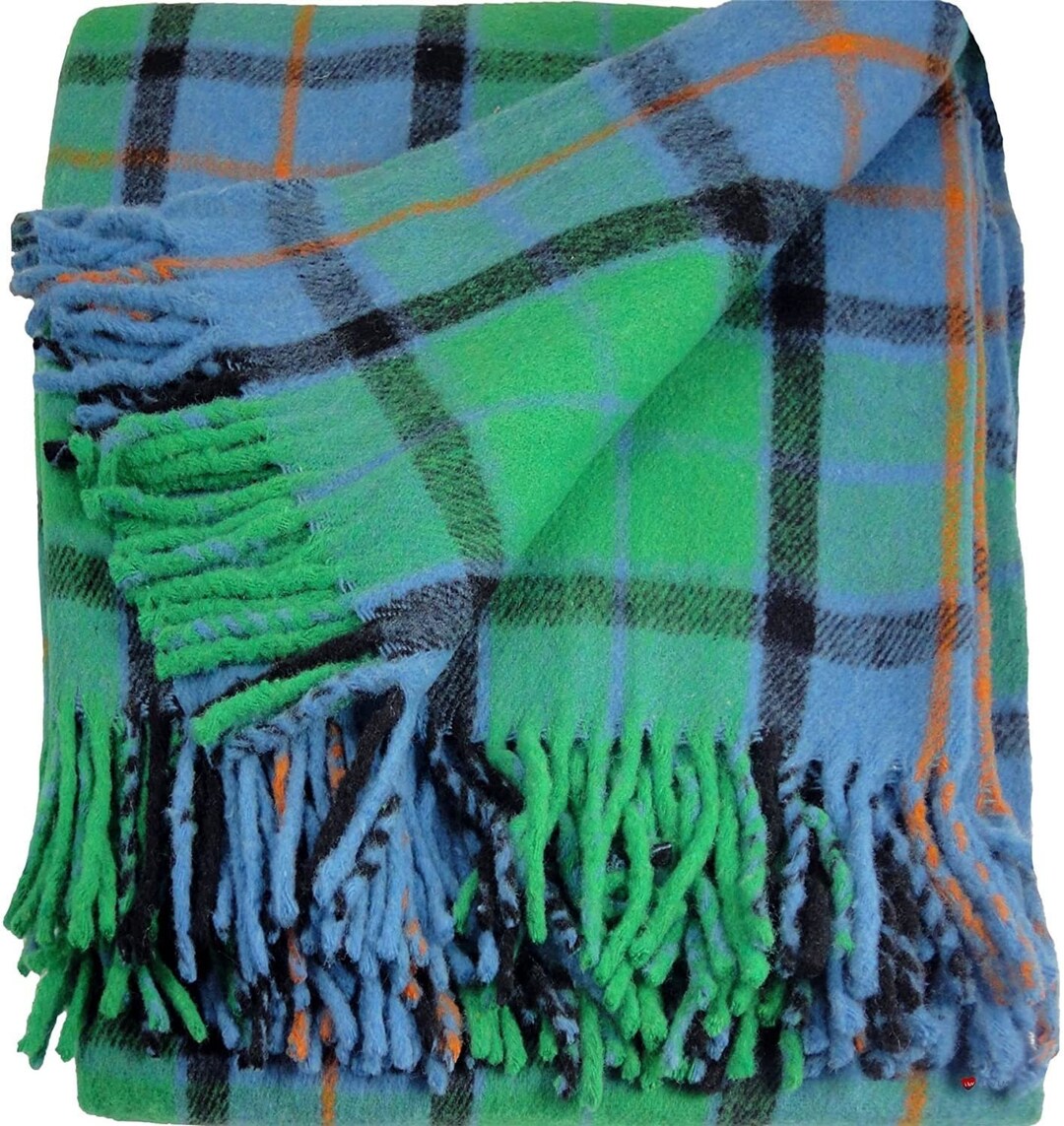 Wool Blend Flower of Scotland Tartan Travel Rug/blanket/throw - Etsy