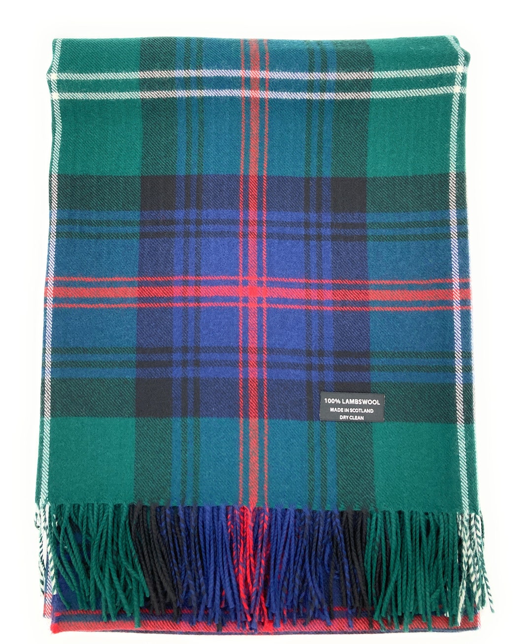Pure Lambswool Sutherland Old Tartan Travel Rug/blanket Made in ...