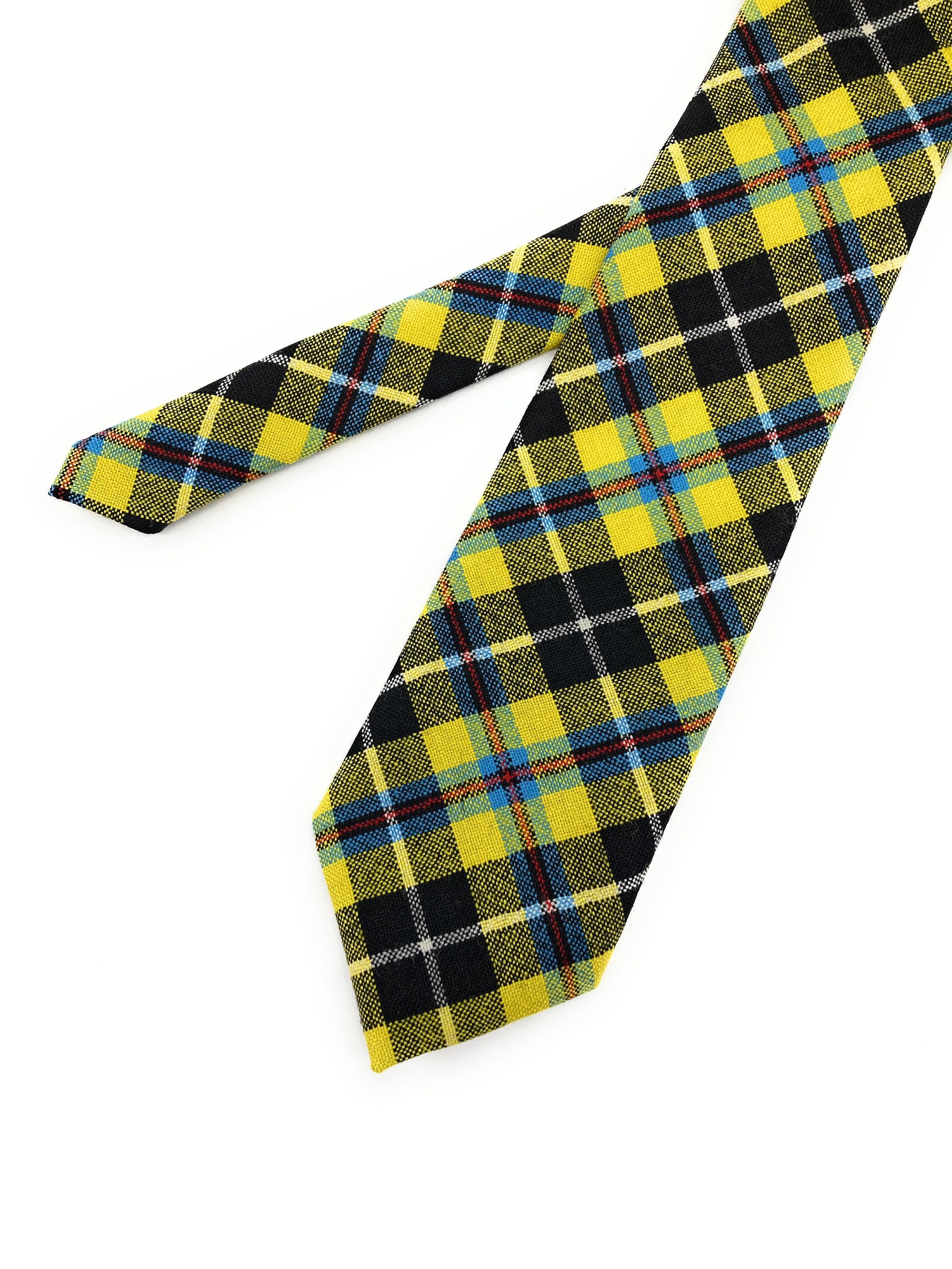 Gents Pure New Wool Cornish National Tartan Tie MADE IN - Etsy UK