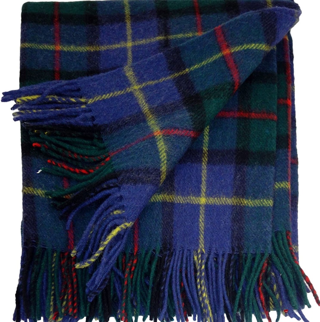 Wool Blend Macleod of Harris Tartan Knee Length Travel Rug/blanket ...