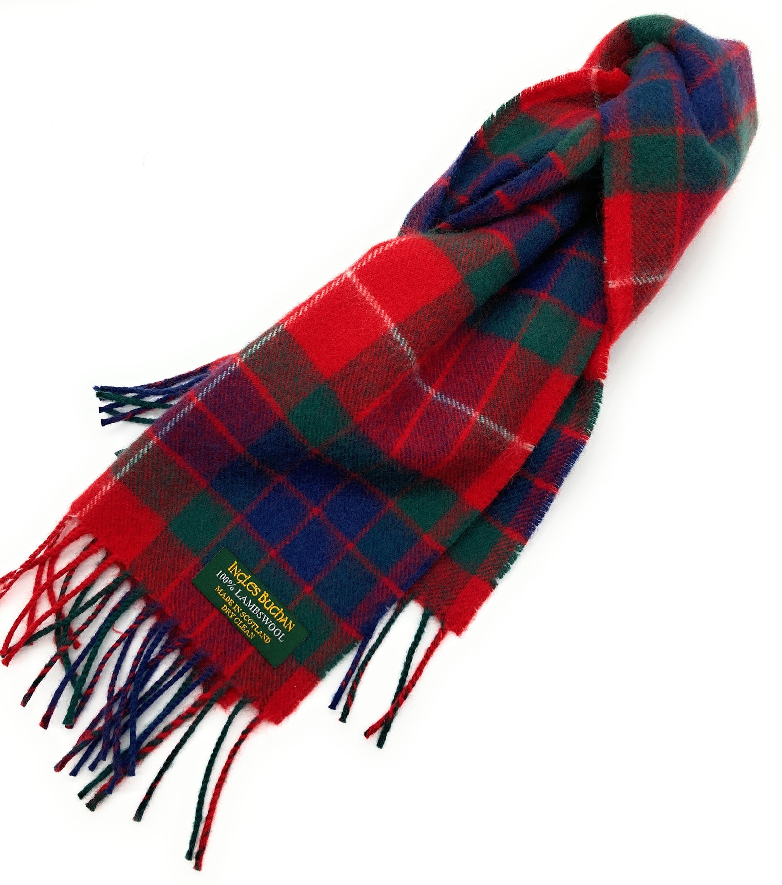 Pure Lambswool Fraser Red Tartan Clan Scarf Made in Scotland - Etsy