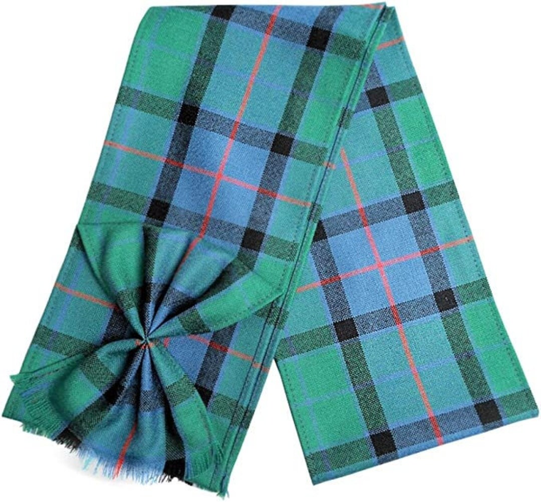 Women's Pure Wool Flower of Scotland Tartan Mini Sash With - Etsy