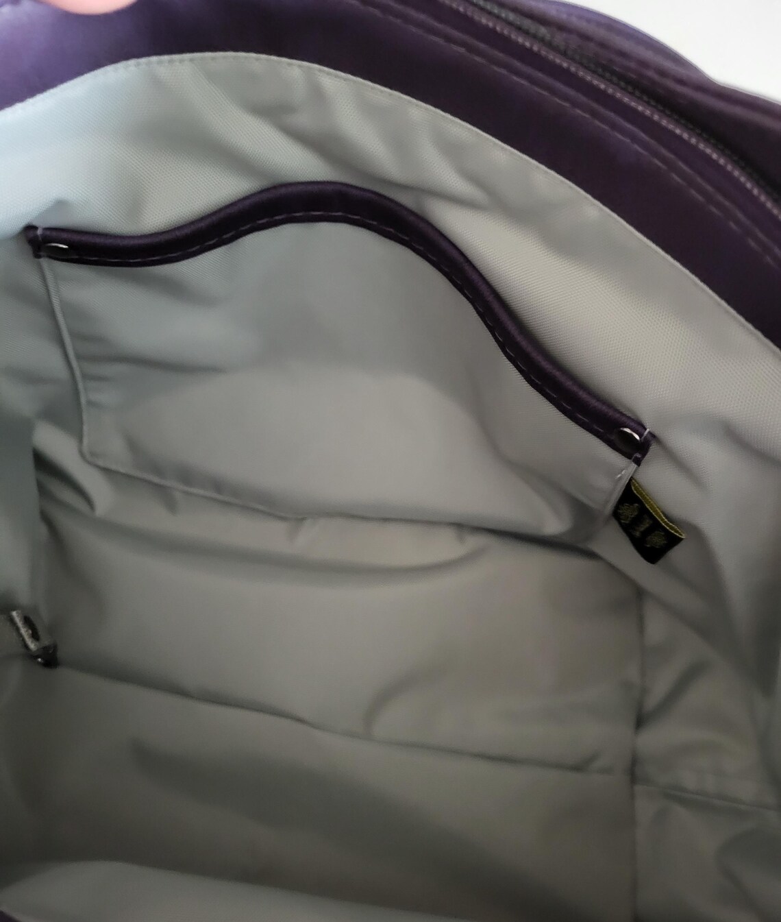 Beautiful Purple Purse/crossbody/shoulder Bag With Embossed Floral ...