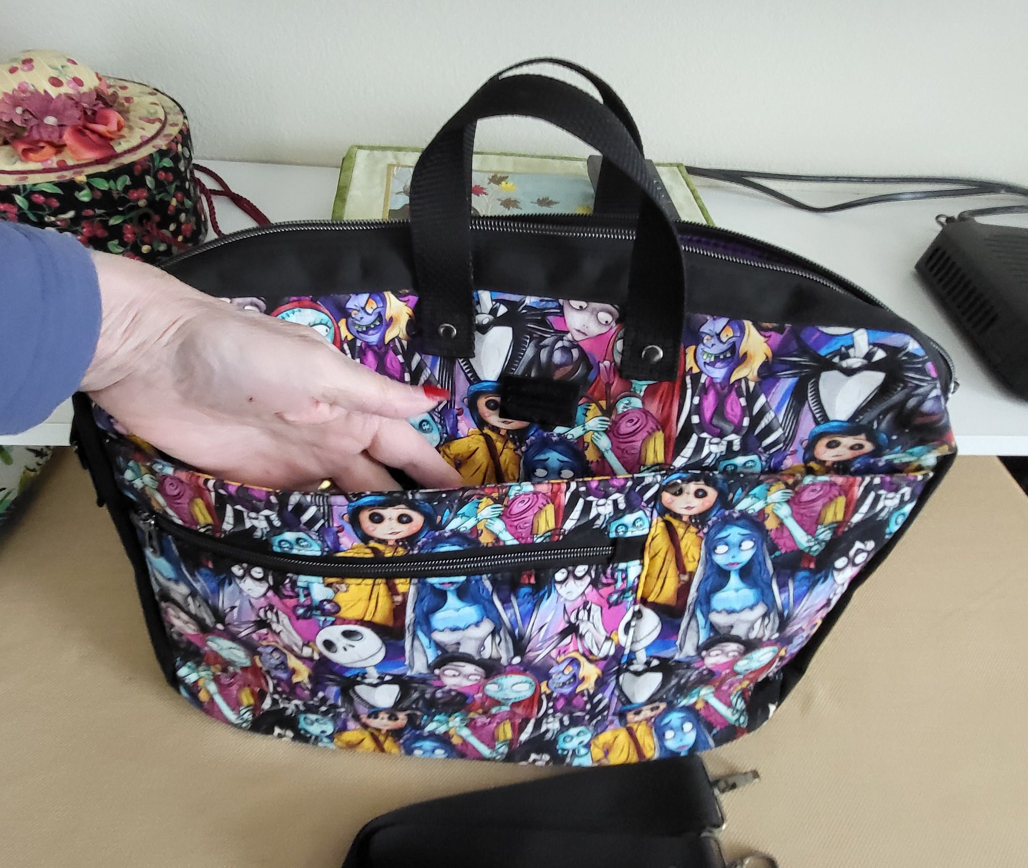 Tim Burton Themed Computer Bag - Etsy