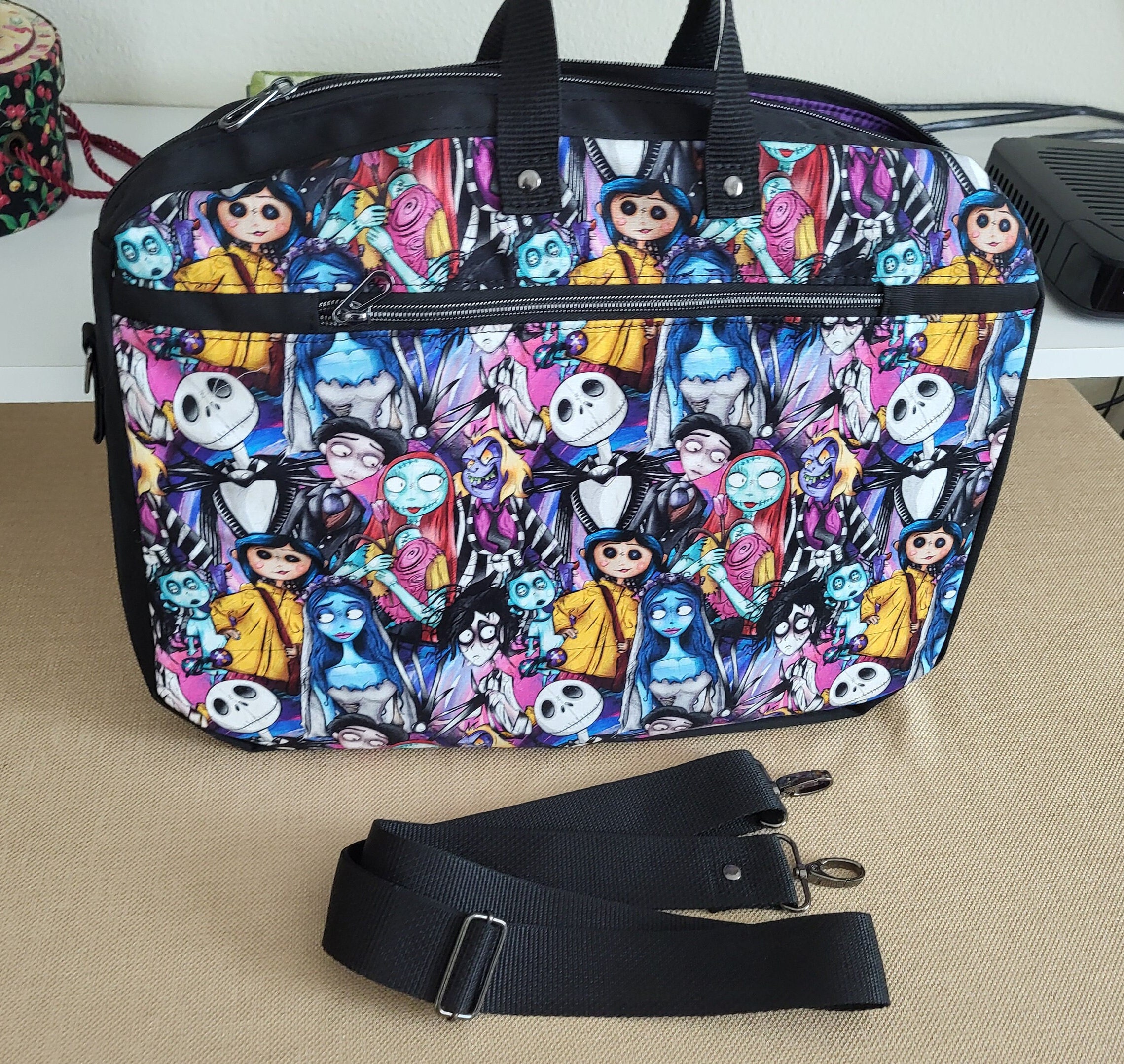 Tim Burton Themed Computer Bag - Etsy