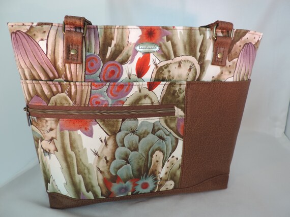 Carry-all Tote With Many Pockets Both Inside and Out a | Etsy