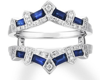 Sapphire Ring Guard | Etsy