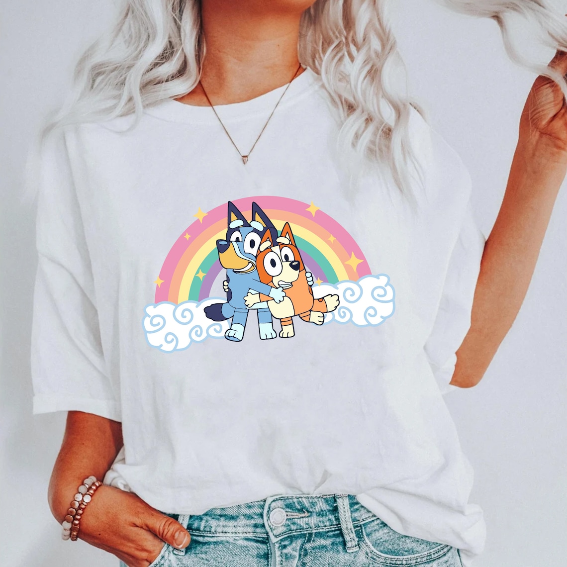 Bluey Rainbow Png, Bluey Png, Bluey Birthday Png, Bingo Png, Bluey ...