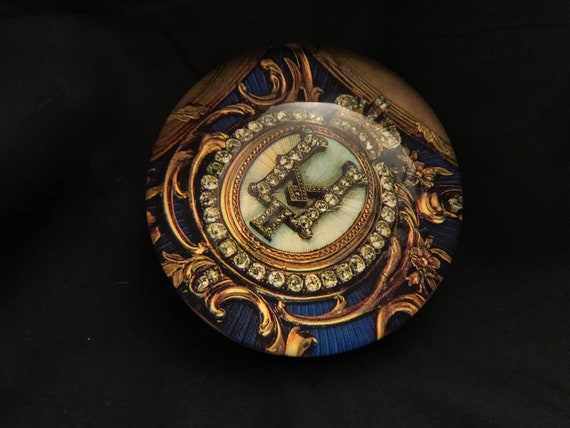 Crown & Jewels Paperweight by DURWIN RICE New York 179 - Etsy