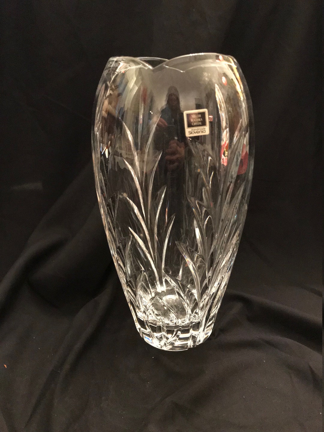 Miller Rogaska Covington Crystal Vase, Handmade in Slovenia - Etsy