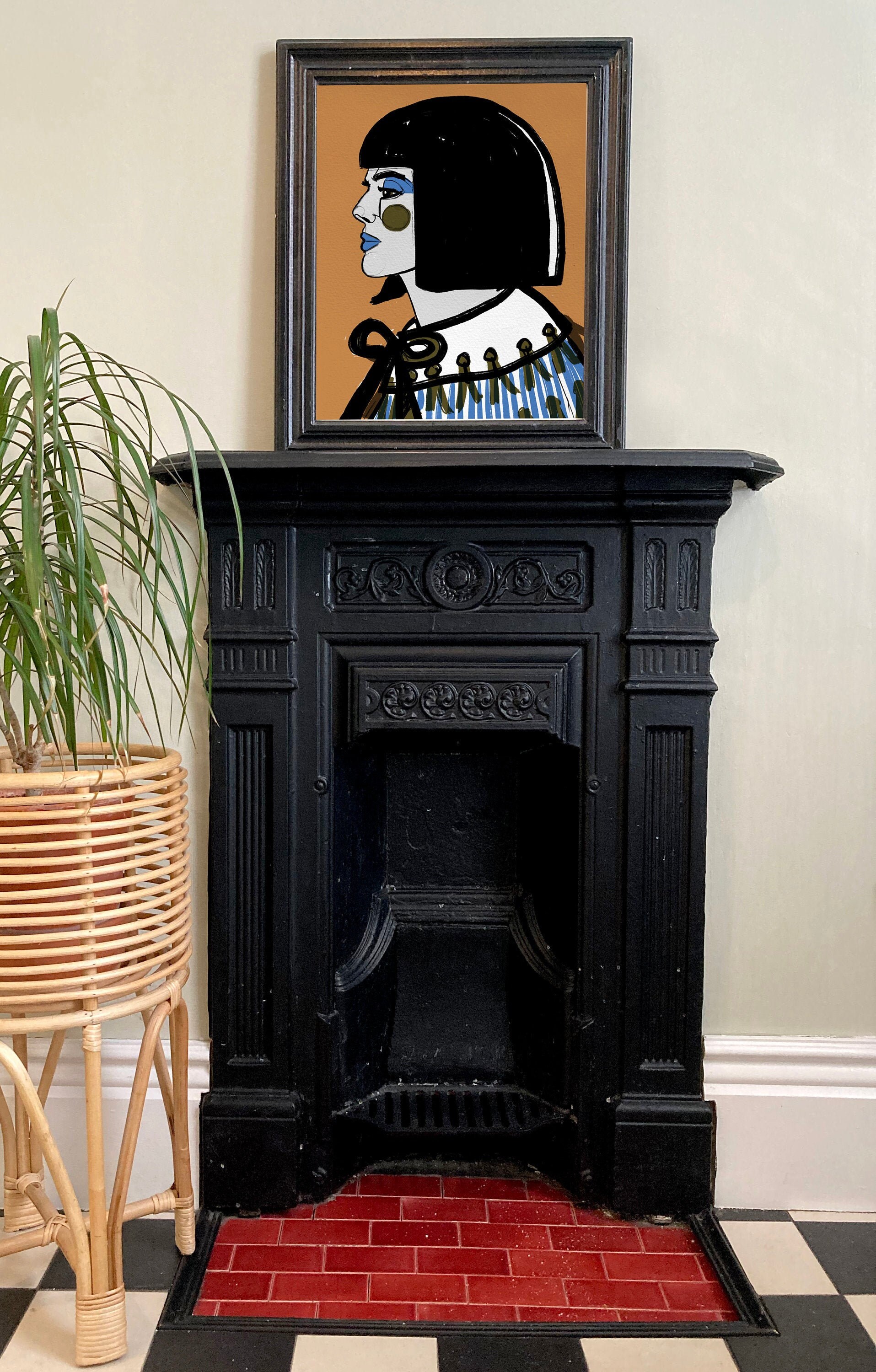 Cleo Artist Quality Giclee Print, Portrait of a Woman, Illustration - Etsy