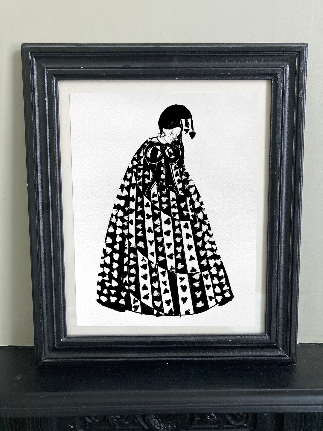 Fifi Artist Quality Giclee Print, Portrait of a Woman, Illustration - Etsy