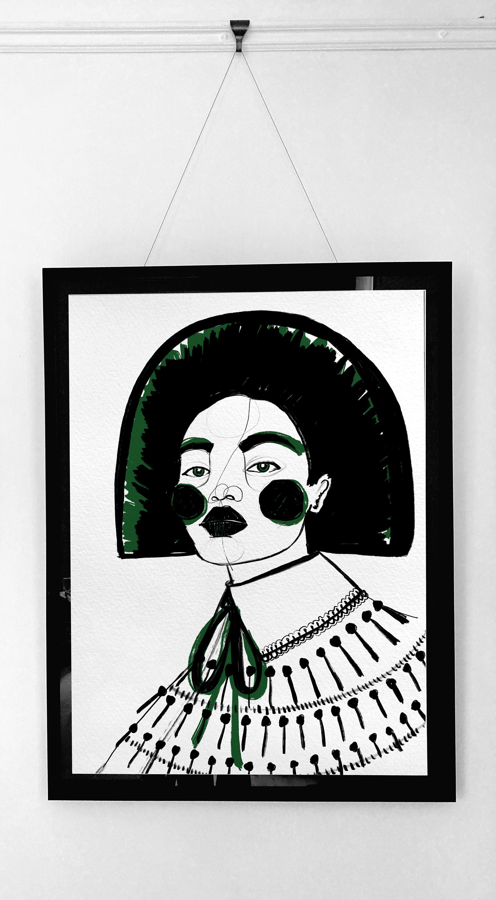 Pru - Artist Quality Giclee Print, Portrait of a Woman, Illustration - Etsy