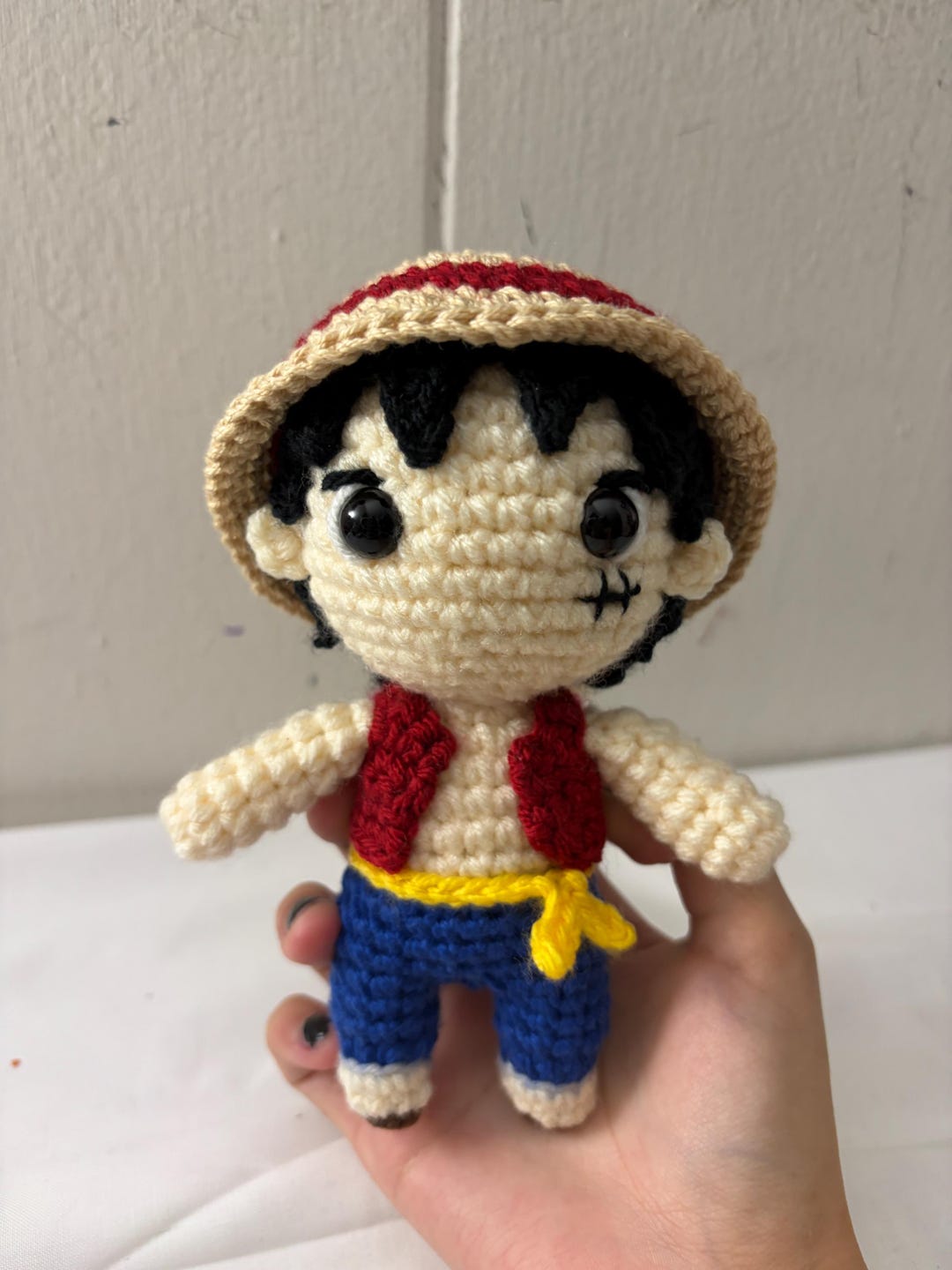 Handmade Crocheted Luffy From One Piece - Etsy