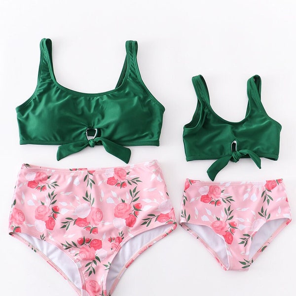 Mommy And Me Watermelon Bathing Suit Etsy