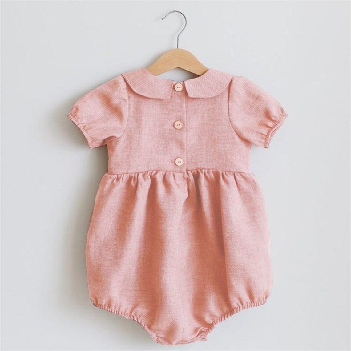 Baby Girl Rompers Summer Linen Cotton Boho Infant Rompers - Etsy