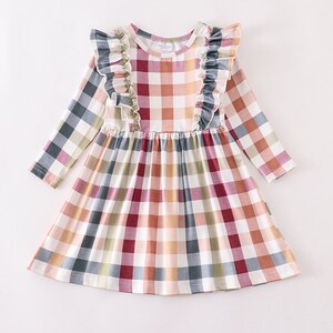 Plaid Print Brother and Sister Matching Outfit, Fall Big Brother Little ...