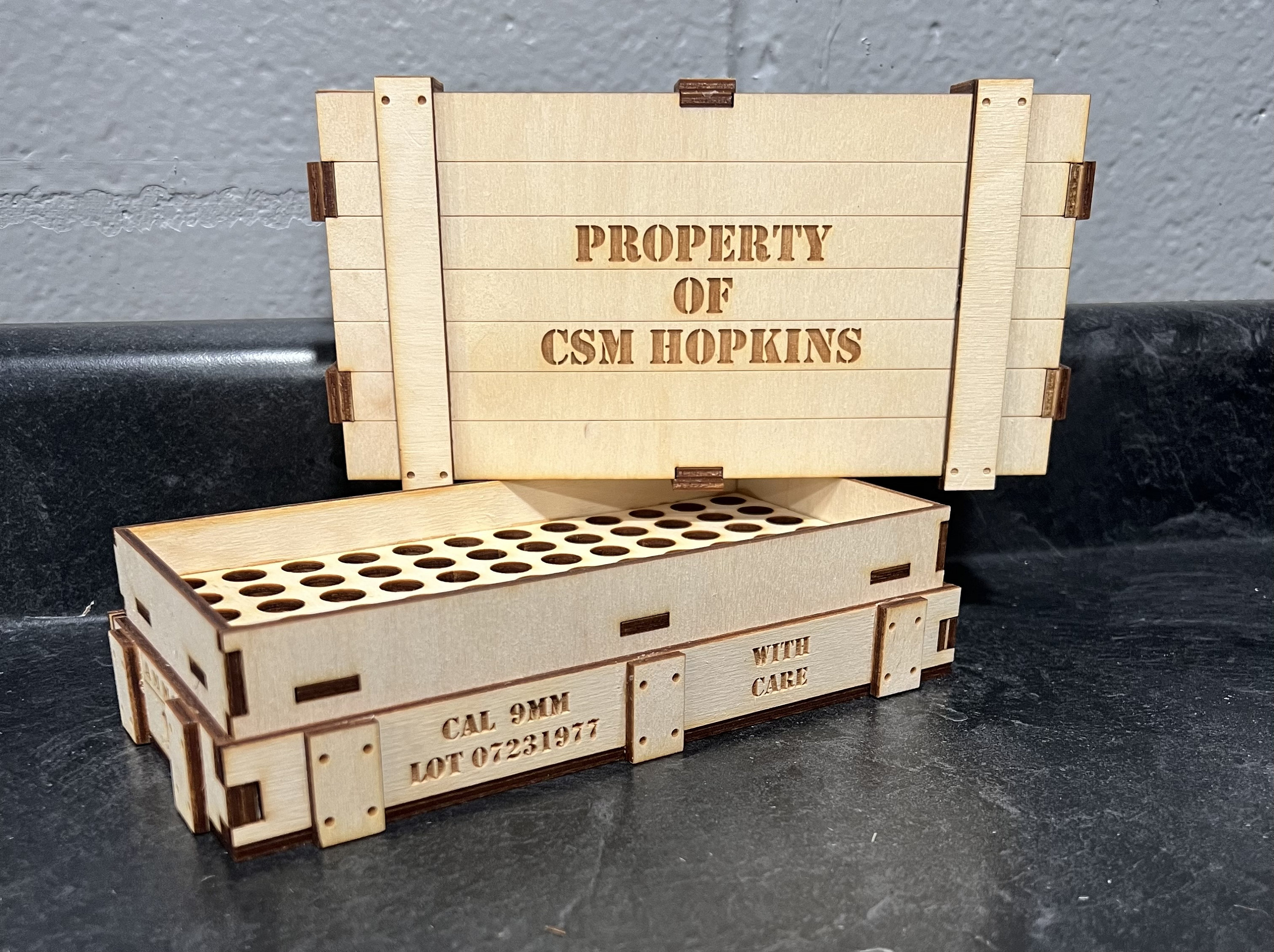 Custom Wood Ammo Box - Etsy