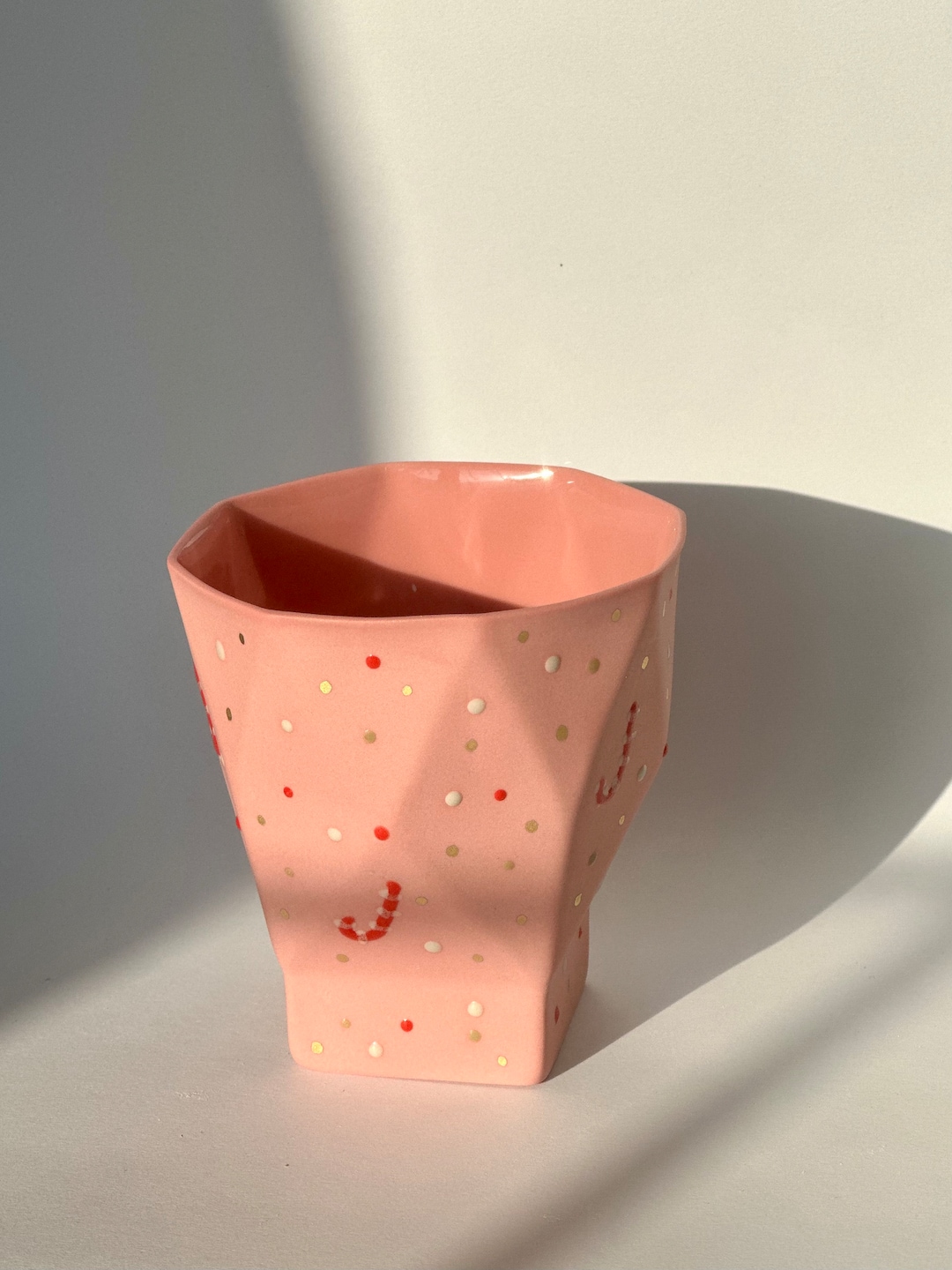 Pinky Carnival Porcelain Cups - Handcrafted Party Cups - Etsy