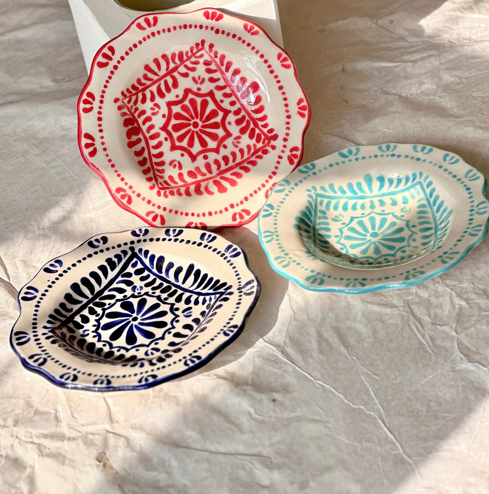 Whispering Willow Porcelain Plate - Handcrafted Decorative Dish - Etsy