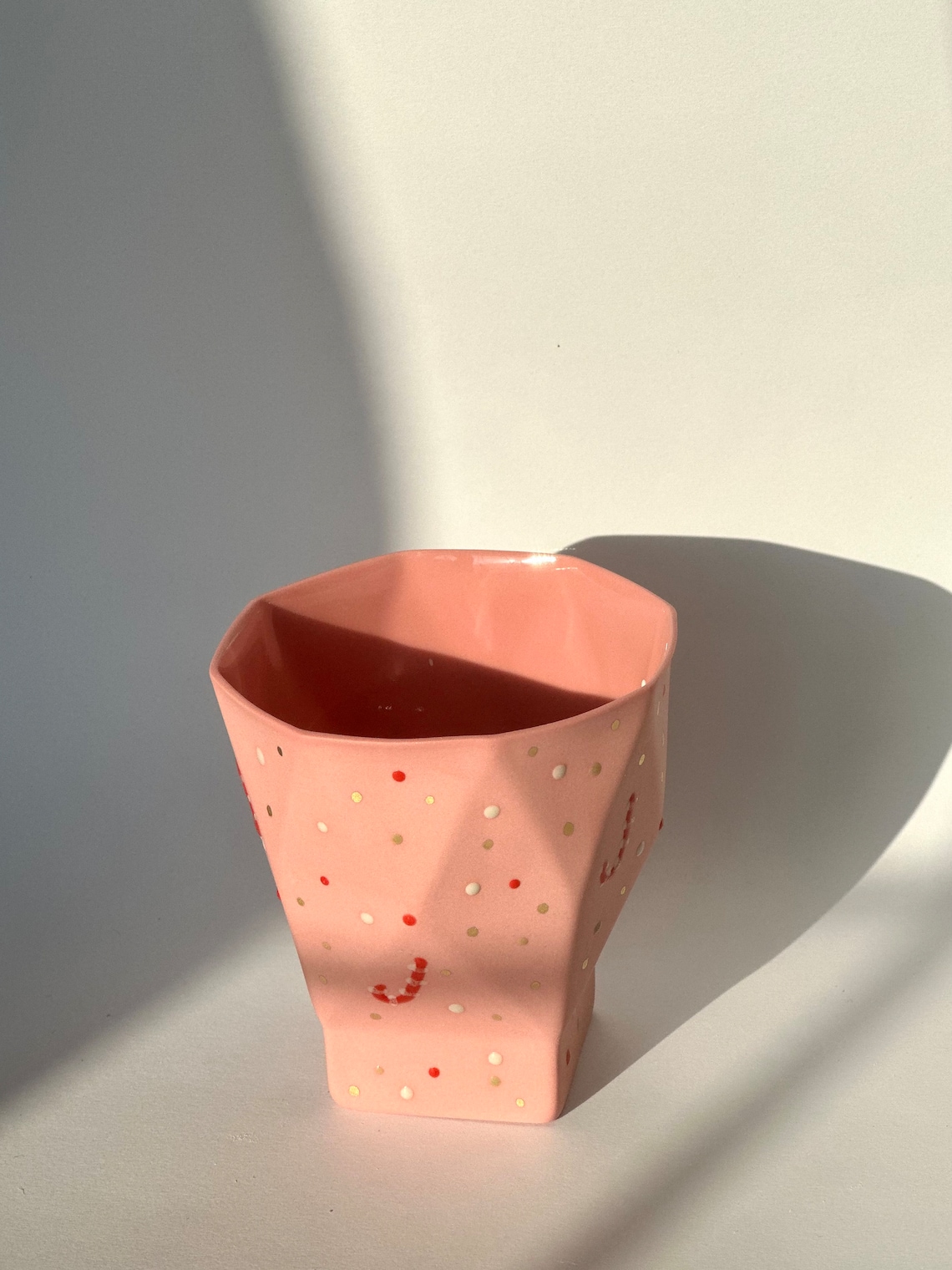Pinky Carnival Porcelain Cups - Handcrafted Party Cups - Etsy