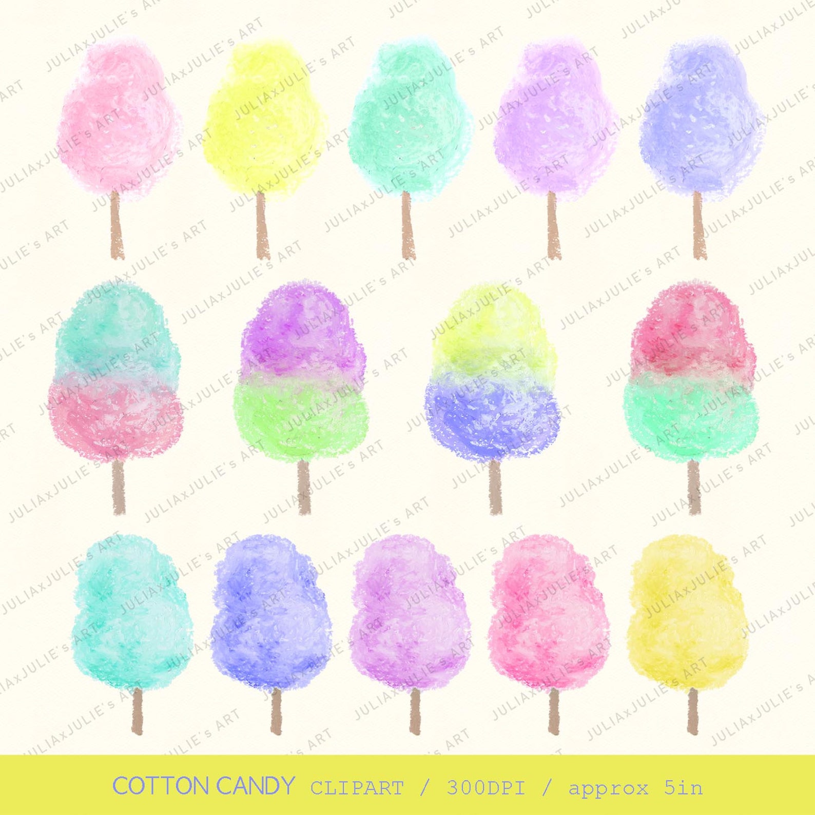 Candy Clipart, Sweet Shop Candy Birthday Digital Download, Printable ...