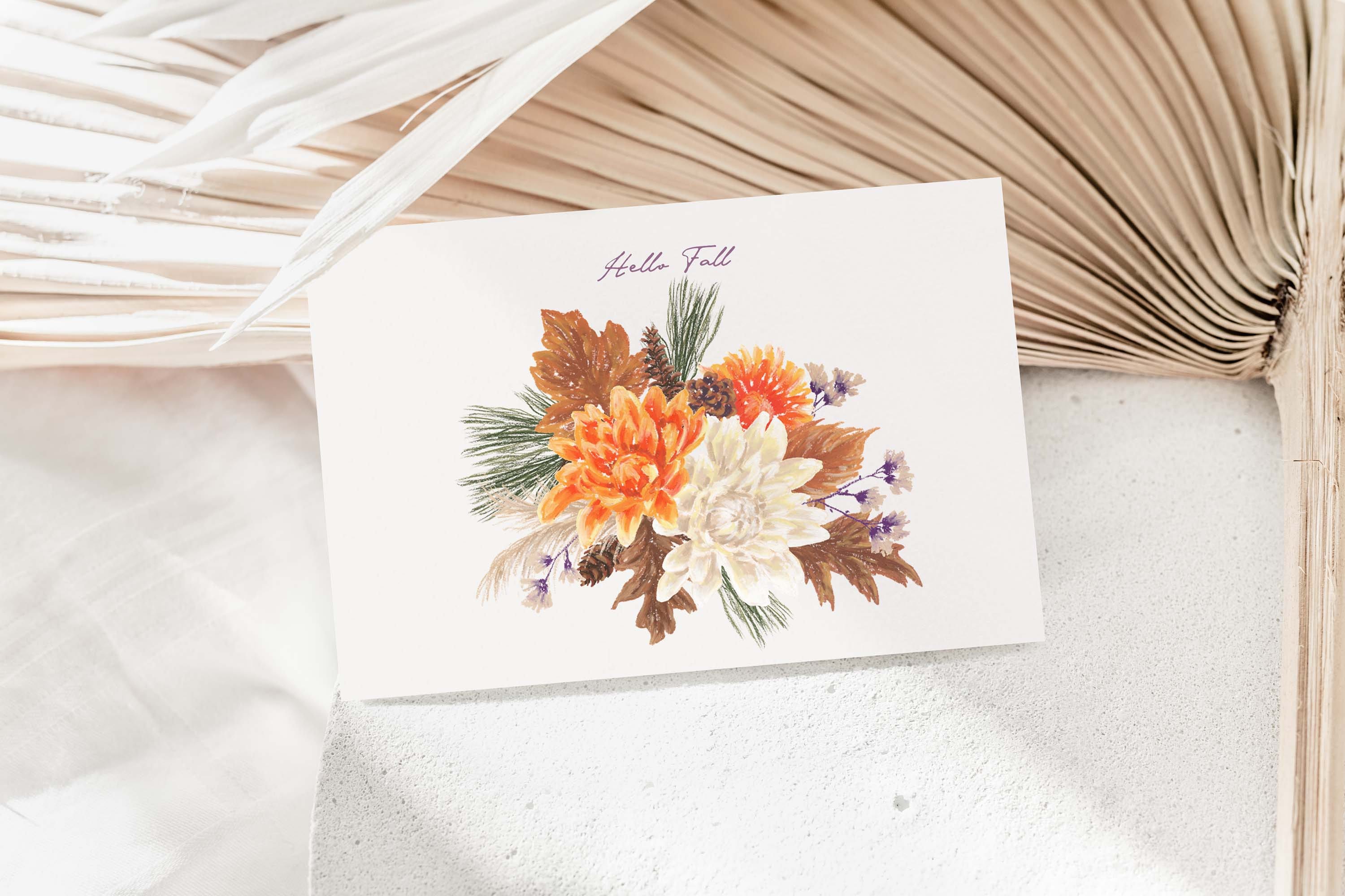 Thanksgiving Clipart, Autumn Botanical Clipart, Fall Flower Bouquet Png ...