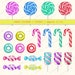 Candy Clipart, Sweet Shop Candy Birthday Digital Download, Printable ...