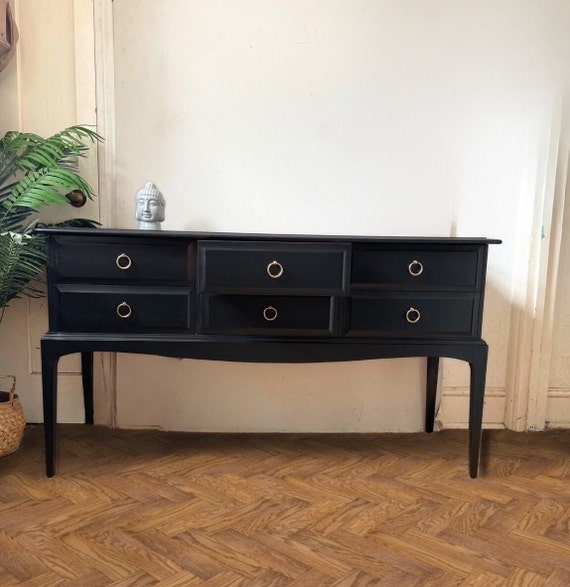 Stag 6 Drawer Vintage Dressing Table Retro Sideboard Vintage Sideboard Mcm Sideboard Stag Sideboard Etsy