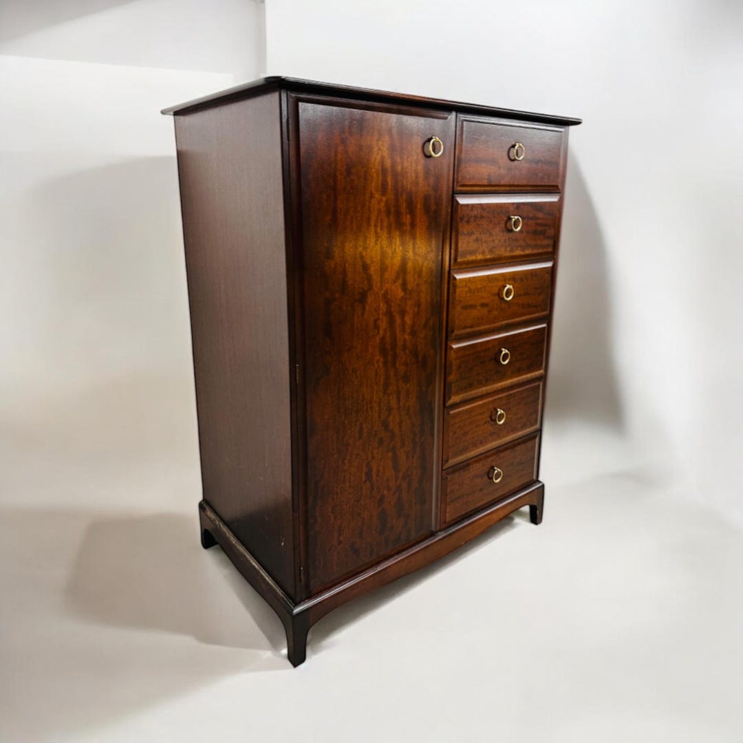 Stag Minstrel Gentlemen’s Combination 6 Drawer Wardrobe Dresser ...