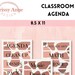 Neutral Classroom Agenda Slips | Agenda | Organized Classroom ...