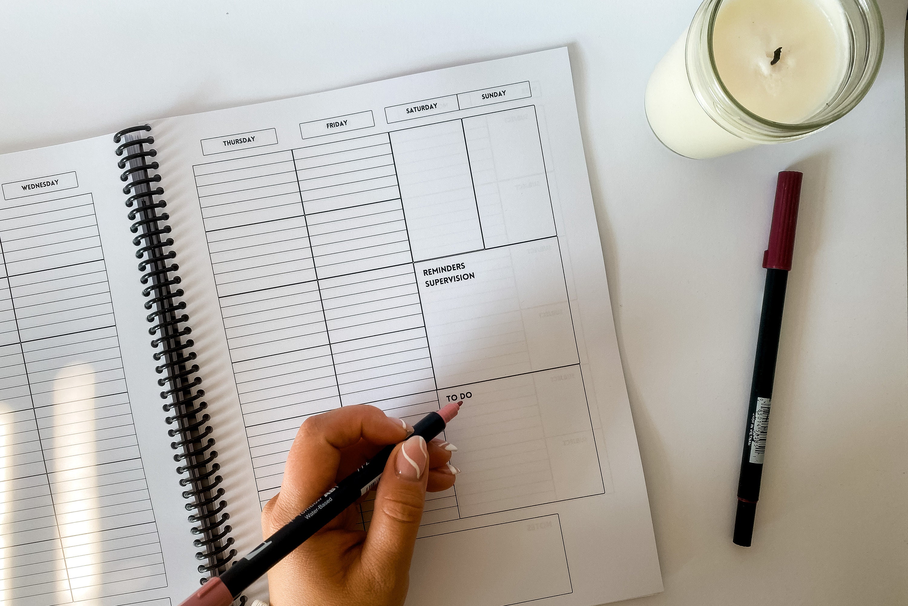 Teacher Planner Teacher Agenda 6 Subject Agenda Week View Planner - Etsy UK