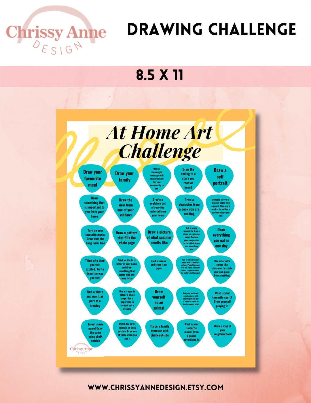 Drawing Challenge - Etsy