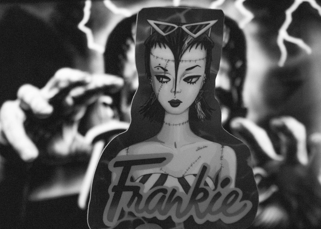Frankenstein X Barbie Vinyl Sticker - Etsy