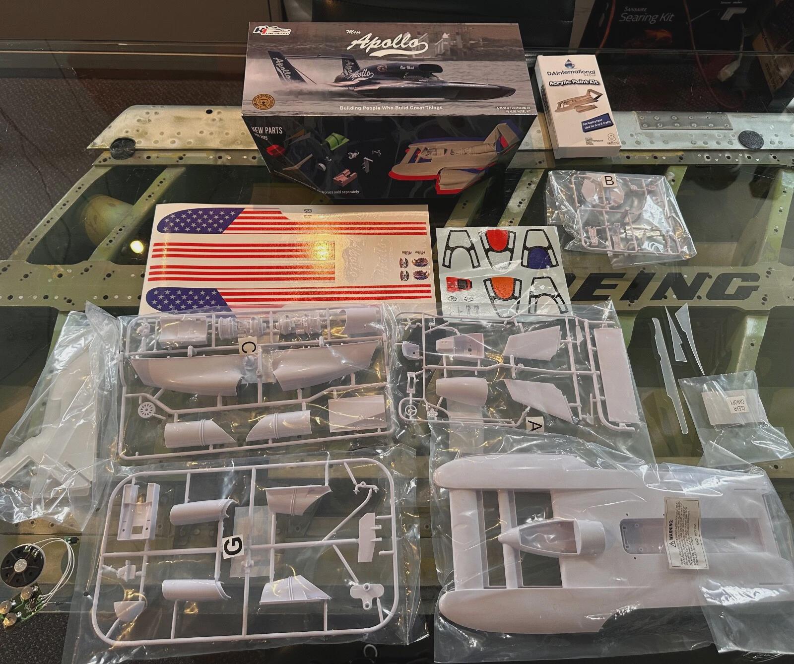 2025 - New 1/25th Scale Miss Apollo Mechanical Unlimited Hydroplane ...