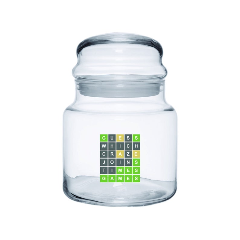 Wordle Puzzle Word Game Custom Create Your Own Wordle Etsy