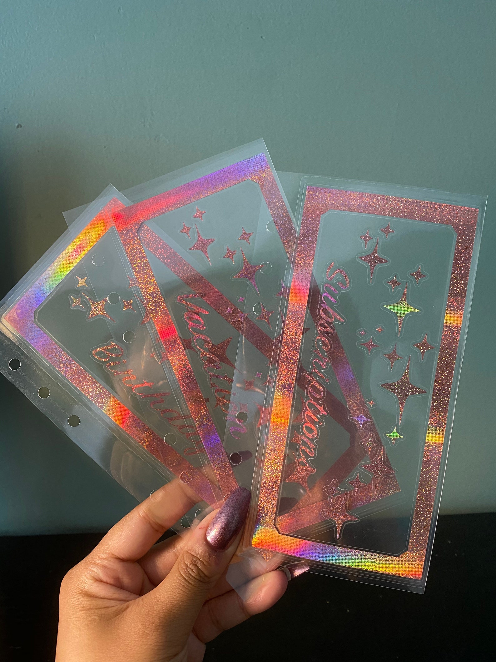 3 Sparkle Cash Envelopes - Sinking Funds - Budgeting - Etsy