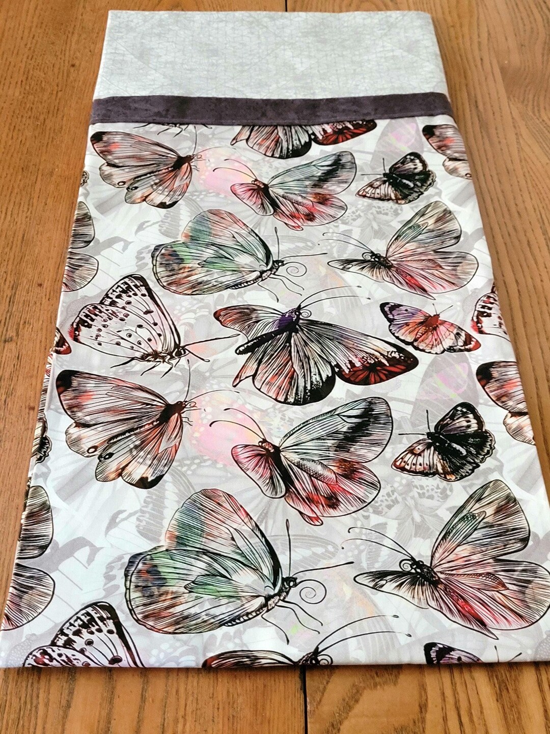 Butterflies, and More Butterflies on Cotton Pillowcases. Fits Both ...