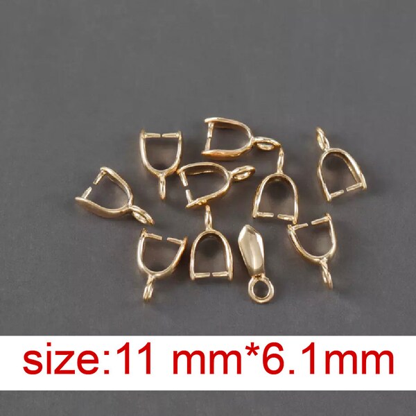 Gold Pinch Bail - Etsy